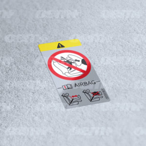 Airbag sticker MK5 – OEM+